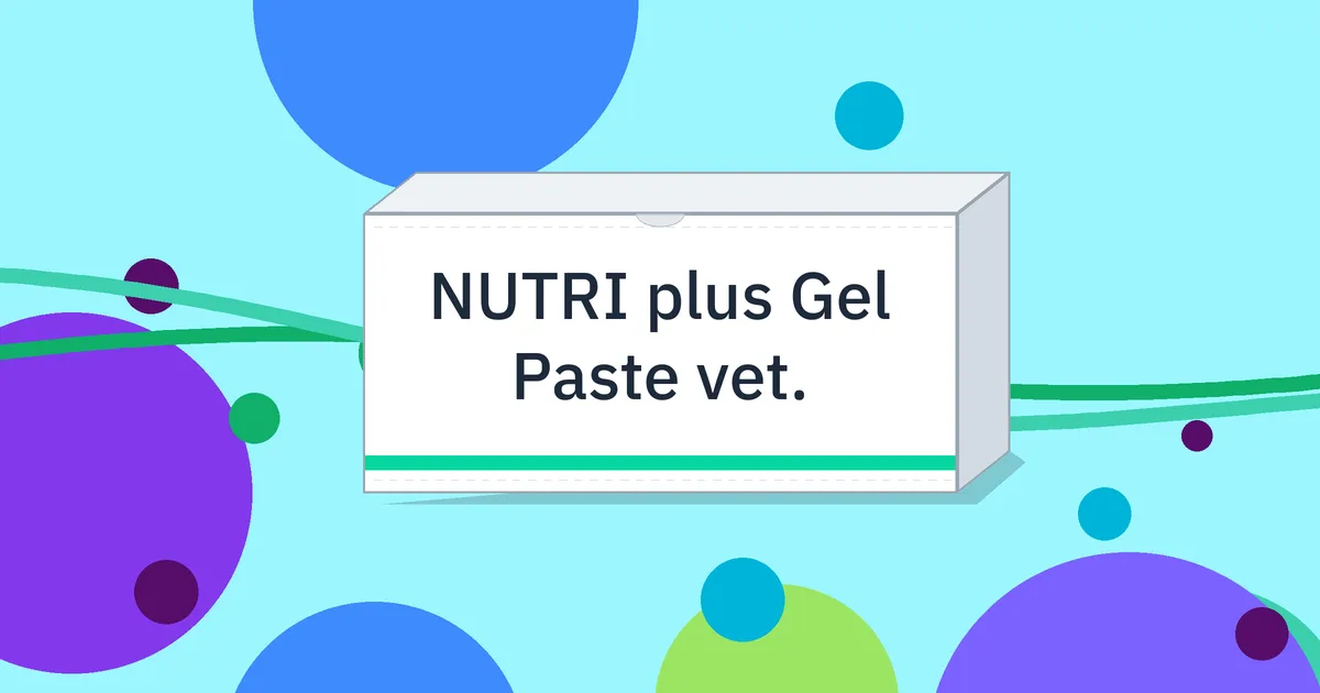 Symbolbild: Packung mit der Aufschrift NUTRI plus Gel Paste vet. (PZN 01658598) – Verfügbarkeit und Bezug in Apotheken in Frankfurt am Main