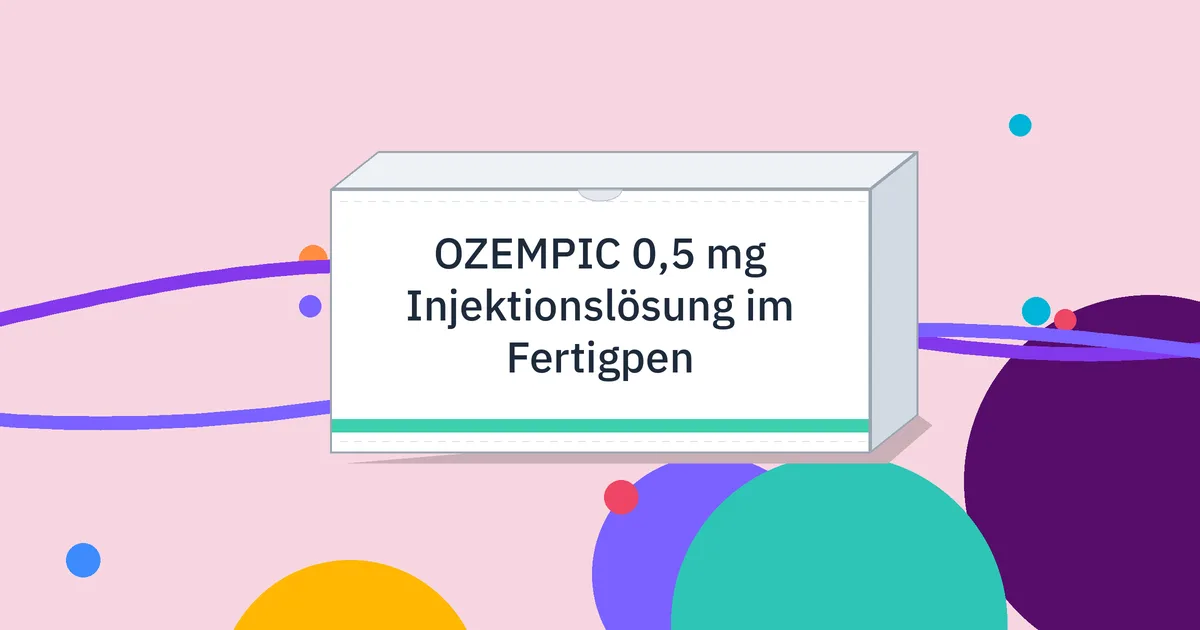 Symbolbild: Packung mit der Aufschrift OZEMPIC 0,5 mg Injektionslösung im Fertigpen (PZN 19295529) – Verfügbarkeit und Bezug in Apotheken in Frankfurt am Main