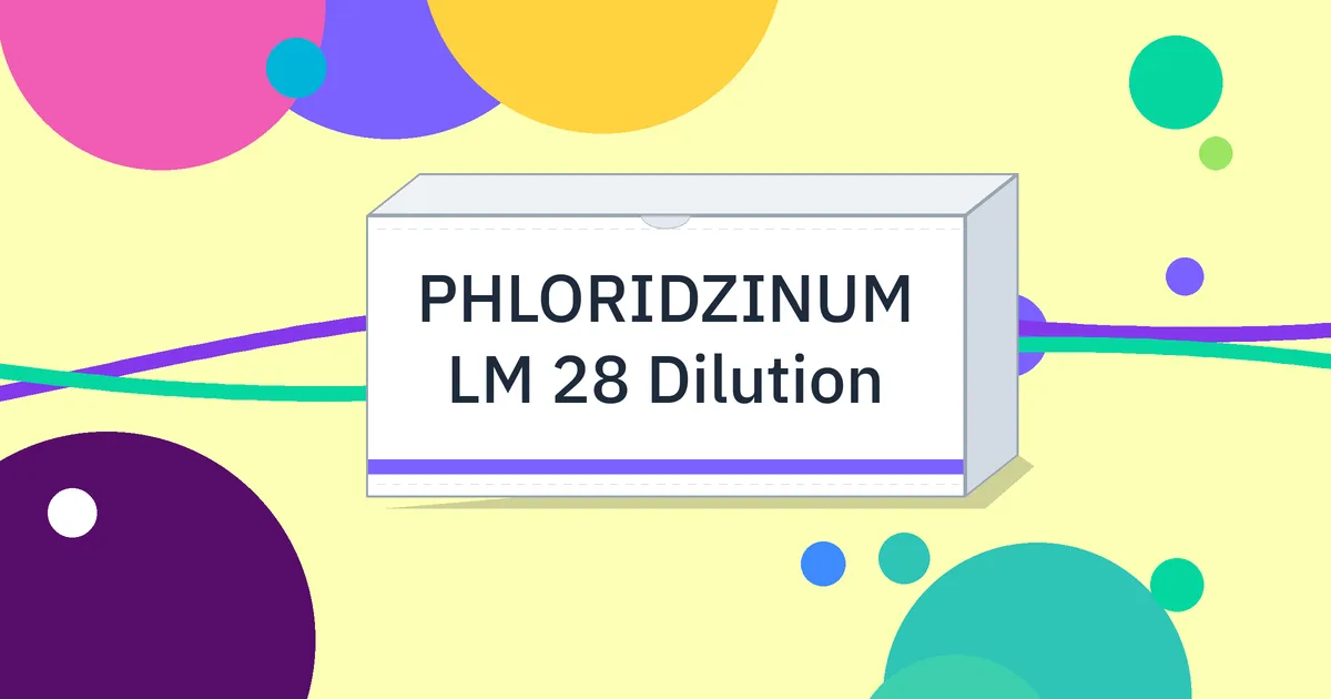 Symbolbild: Packung mit der Aufschrift PHLORIDZINUM LM 28 Dilution (PZN 13639436) – Verfügbarkeit und Bezug in Apotheken in Frankfurt am Main