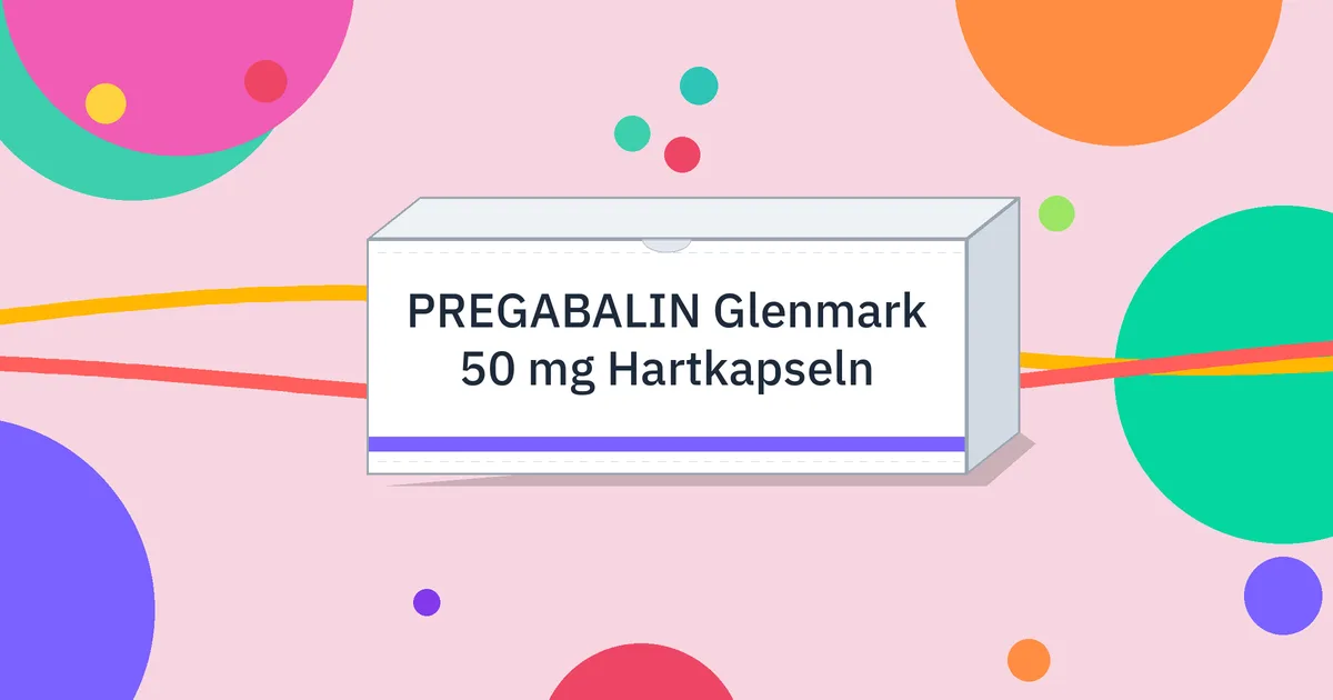 Symbolbild: Packung mit der Aufschrift PREGABALIN Glenmark 50 mg Hartkapseln (PZN 17536928) – Verfügbarkeit und Bezug in Apotheken in Frankfurt am Main