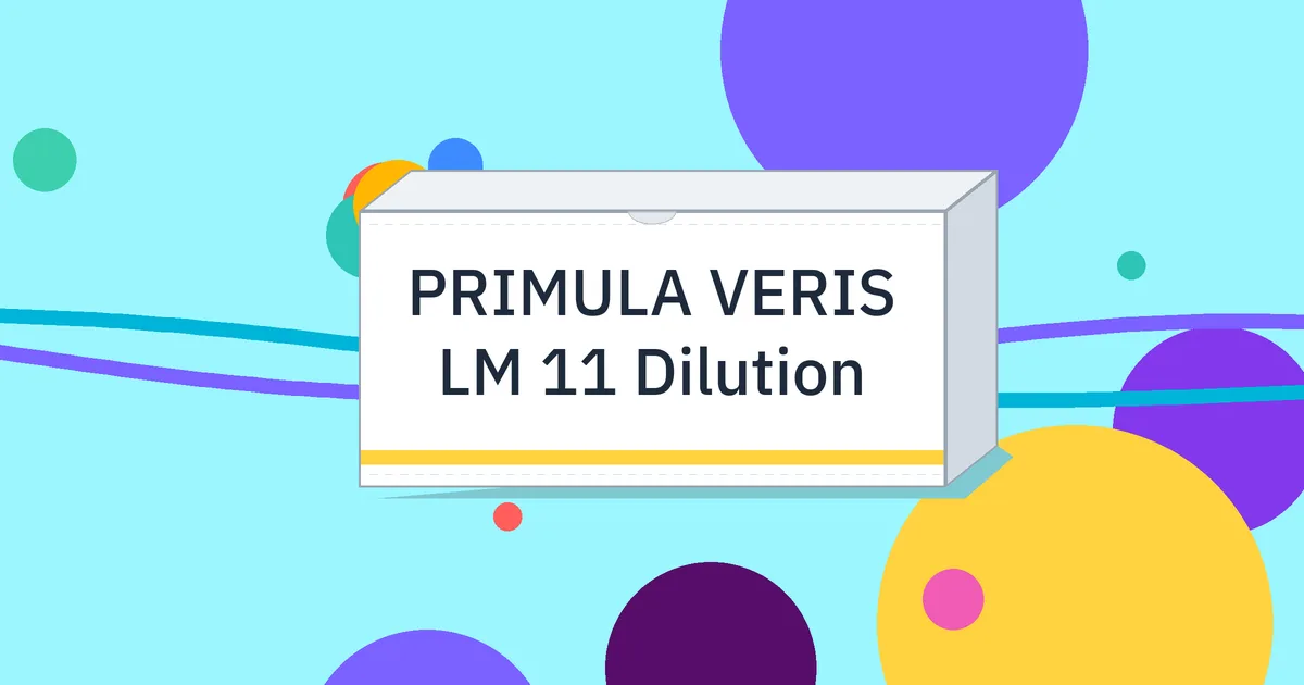 Symbolbild: Packung mit der Aufschrift PRIMULA VERIS LM 11 Dilution (PZN 13667496) – Verfügbarkeit und Bezug in Apotheken in Frankfurt am Main
