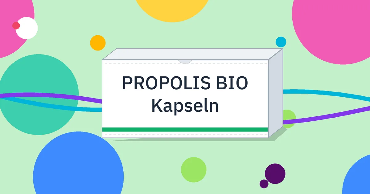 Symbolbild: Packung mit der Aufschrift PROPOLIS BIO Kapseln (PZN 13623725) – Verfügbarkeit und Bezug in Apotheken in Frankfurt am Main