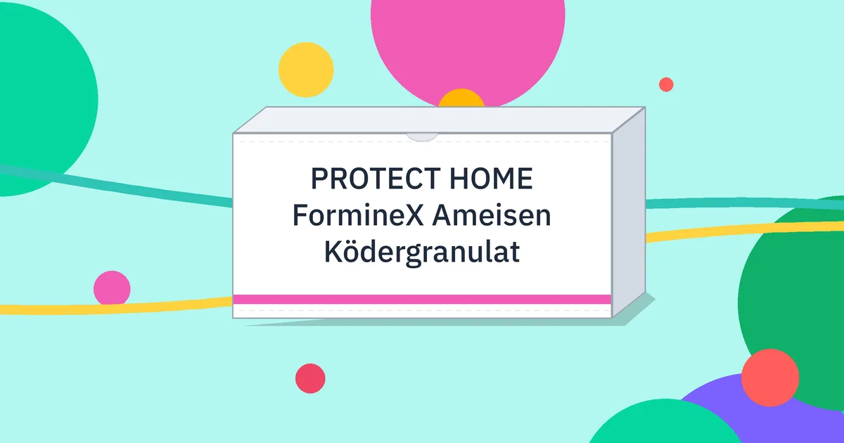 Symbolbild: Packung mit der Aufschrift PROTECT HOME FormineX Ameisen Ködergranulat (PZN 13753617) – Verfügbarkeit und Bezug in Apotheken in Frankfurt am Main