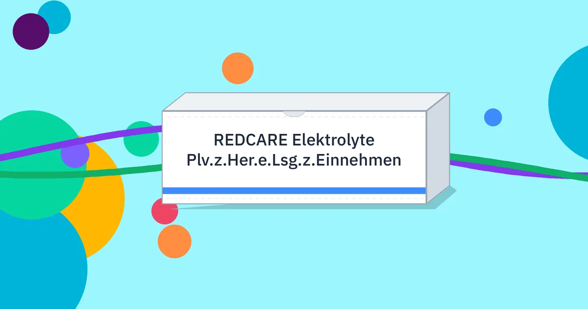 Symbolbild: Packung mit der Aufschrift REDCARE Elektrolyte Plv.z.Her.e.Lsg.z.Einnehmen (PZN 18854441) – Verfügbarkeit und Bezug in Apotheken in Frankfurt am Main