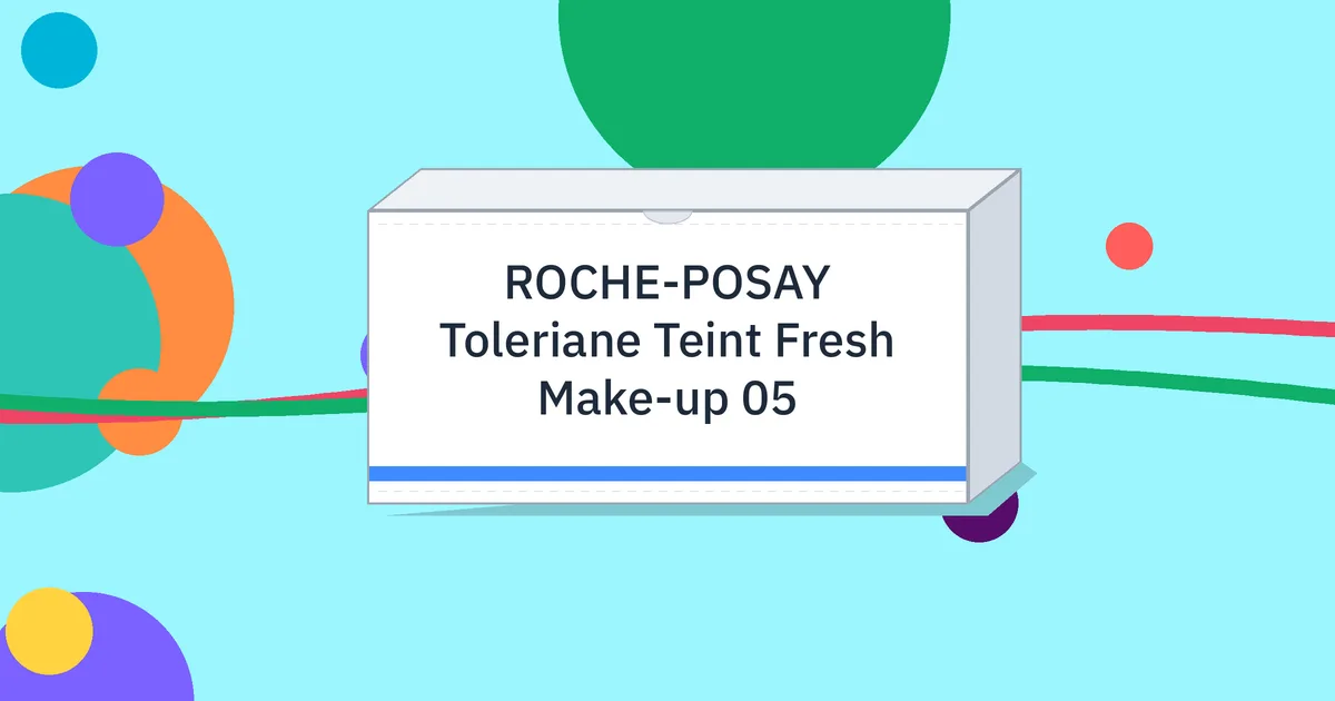 Symbolbild: Packung mit der Aufschrift ROCHE-POSAY Toleriane Teint Fresh Make-up 05 (PZN 01828706) – Verfügbarkeit und Bezug in Apotheken in Frankfurt am Main