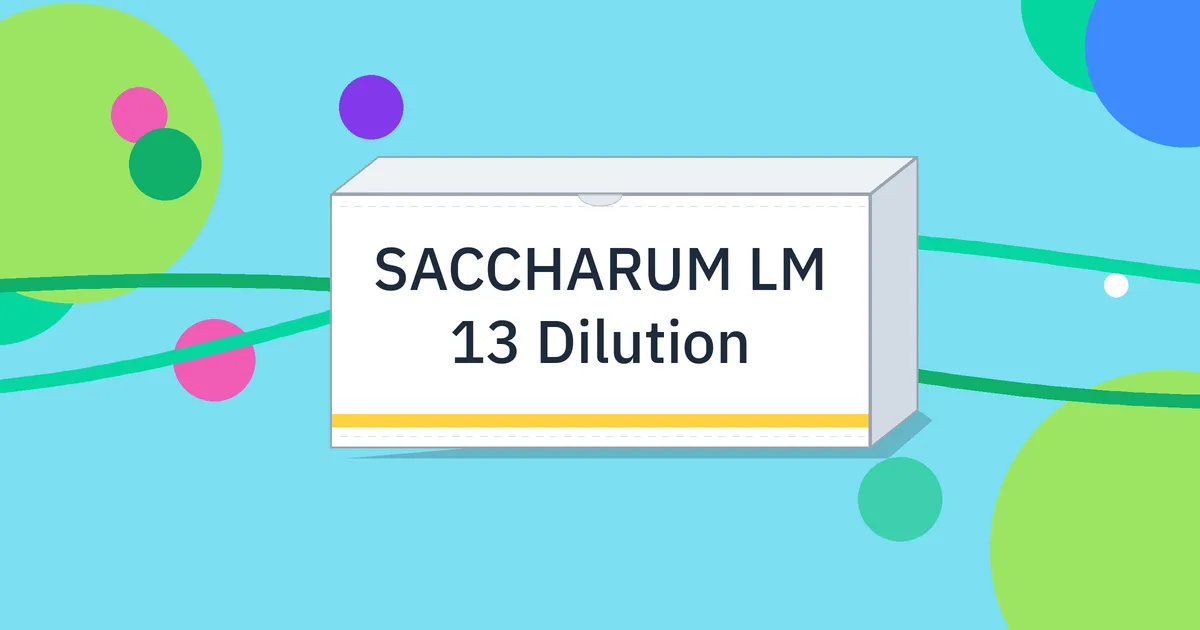 Symbolbild: Packung mit der Aufschrift SACCHARUM LM 13 Dilution (PZN 13176278) – Verfügbarkeit und Bezug in Apotheken in Frankfurt am Main