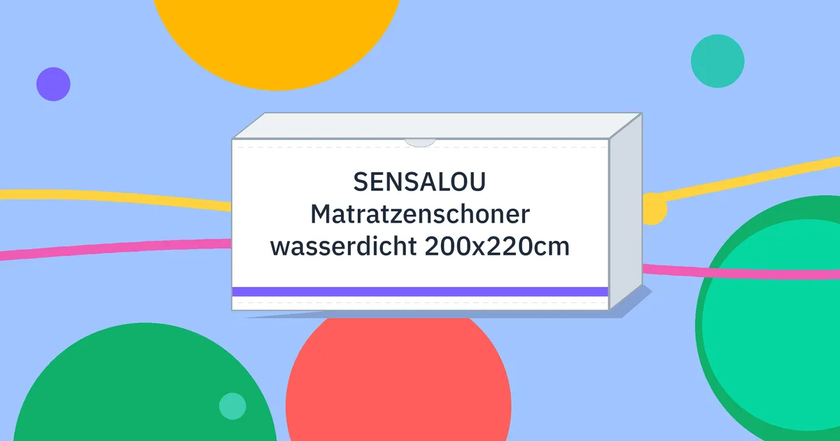 Symbolbild: Packung mit der Aufschrift SENSALOU Matratzenschoner wasserdicht 200x220cm (PZN 19227700) – Verfügbarkeit und Bezug in Apotheken in Frankfurt am Main