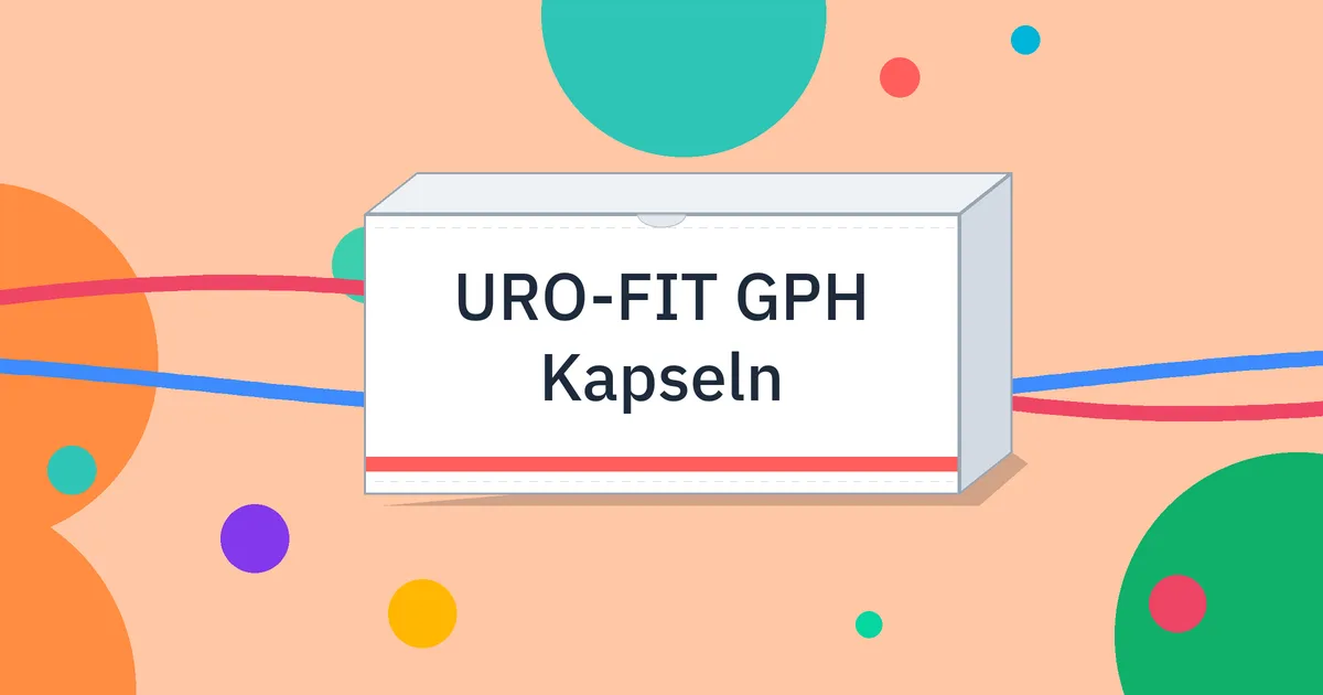 Symbolbild: Packung mit der Aufschrift URO-FIT GPH Kapseln (PZN 06556709) – Verfügbarkeit und Bezug in Apotheken in Frankfurt am Main