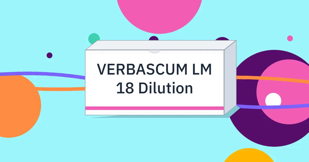Symbolbild: Packung mit der Aufschrift VERBASCUM LM 18 Dilution (PZN 13266277) – Verfügbarkeit und Bezug in Apotheken in Frankfurt am Main