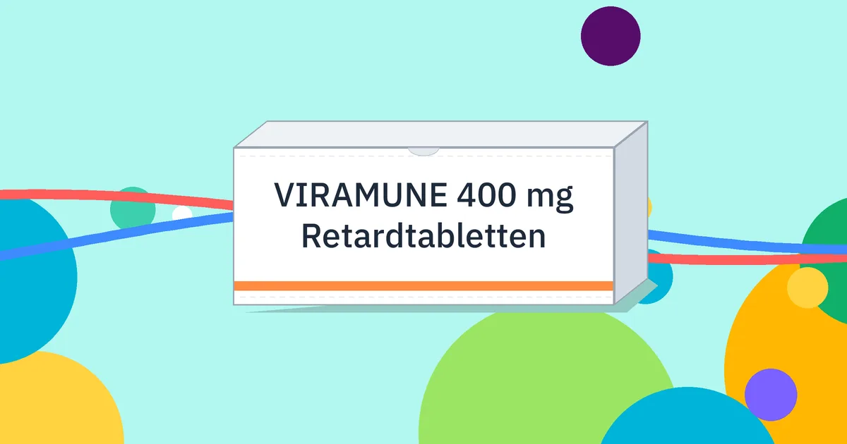 Symbolbild: Packung mit der Aufschrift VIRAMUNE 400 mg Retardtabletten (PZN 09900248) – Verfügbarkeit und Bezug in Apotheken in Frankfurt am Main