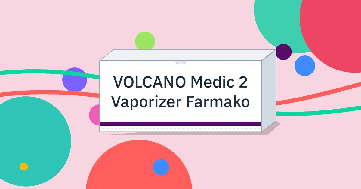 Symbolbild: Packung mit der Aufschrift VOLCANO Medic 2 Vaporizer Farmako (PZN 20642479) – Verfügbarkeit und Bezug in Apotheken in Frankfurt am Main