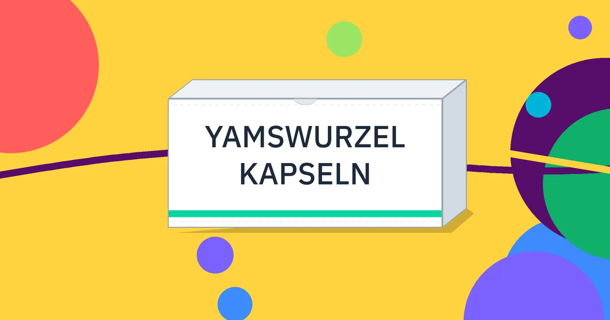 Symbolbild: Packung mit der Aufschrift YAMSWURZEL KAPSELN (PZN 08606452) – Verfügbarkeit und Bezug in Apotheken in Frankfurt am Main