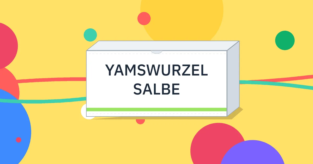 Symbolbild: Packung mit der Aufschrift YAMSWURZEL SALBE (PZN 18432065) – Verfügbarkeit und Bezug in Apotheken in Frankfurt am Main