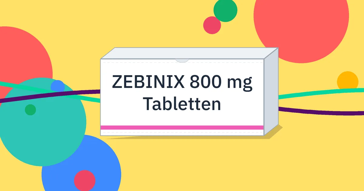 Symbolbild: Packung mit der Aufschrift ZEBINIX 800 mg Tabletten (PZN 18750658) – Verfügbarkeit und Bezug in Apotheken in Frankfurt am Main