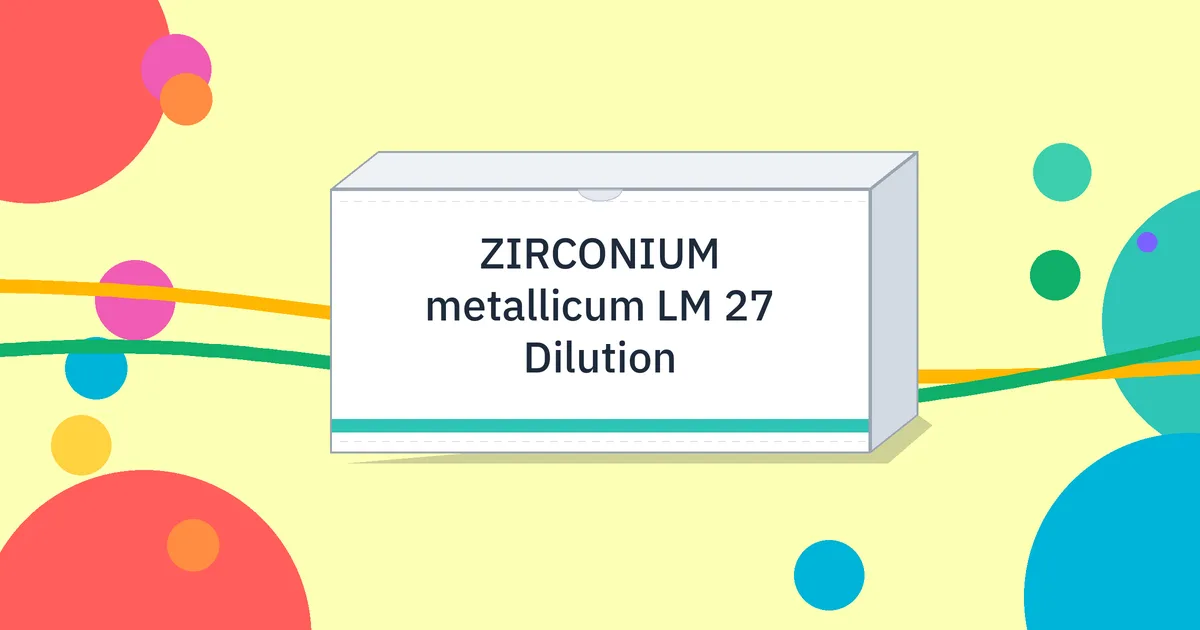 Symbolbild: Packung mit der Aufschrift ZIRCONIUM metallicum LM 27 Dilution (PZN 13303015) – Verfügbarkeit und Bezug in Apotheken in Frankfurt am Main