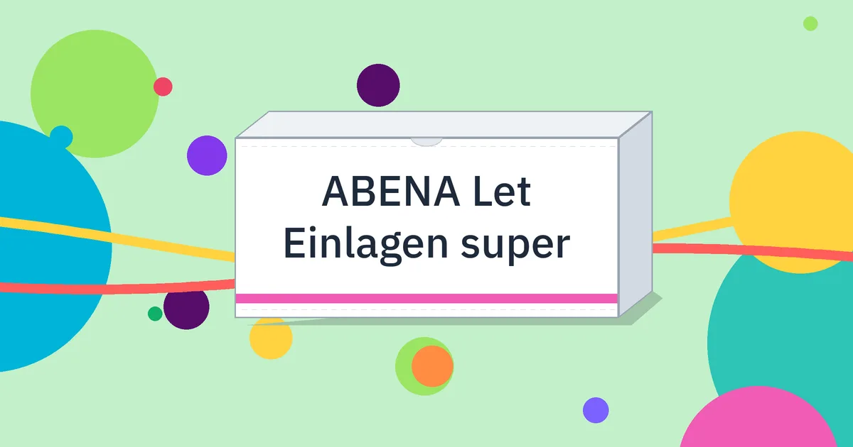 Symbolbild: Packung mit der Aufschrift ABENA Let Einlagen super (PZN 17511302) – Verfügbarkeit und Bezug in Apotheken in Frankfurt am Main