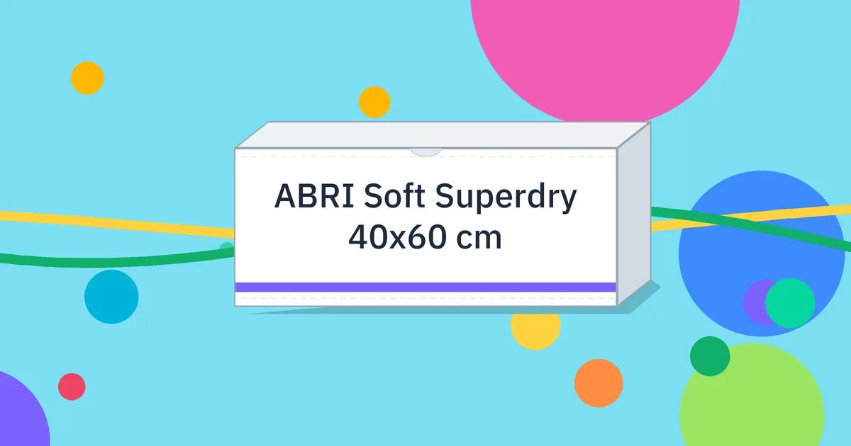 Symbolbild: Packung mit der Aufschrift ABRI Soft Superdry 40x60 cm (PZN 04972817) – Verfügbarkeit und Bezug in Apotheken in Frankfurt am Main
