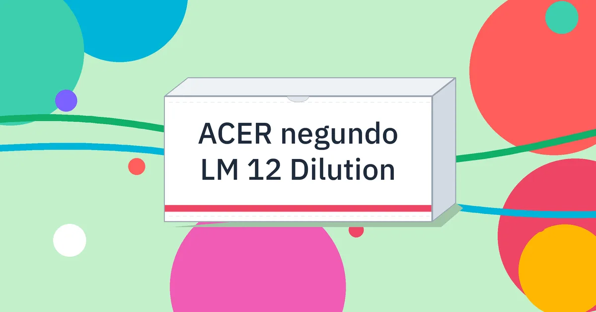 Symbolbild: Packung mit der Aufschrift ACER negundo LM 12 Dilution (PZN 13264172) – Verfügbarkeit und Bezug in Apotheken in Frankfurt am Main