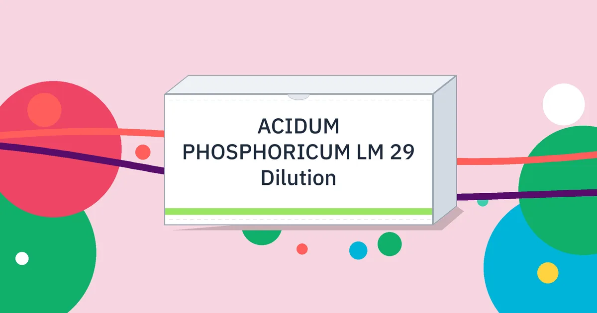 Symbolbild: Packung mit der Aufschrift ACIDUM PHOSPHORICUM LM 29 Dilution (PZN 12753348) – Verfügbarkeit und Bezug in Apotheken in Frankfurt am Main