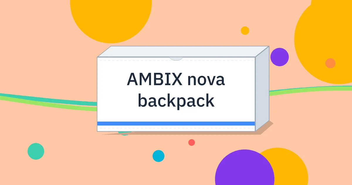 Symbolbild: Packung mit der Aufschrift AMBIX nova backpack (PZN 17599159) – Verfügbarkeit und Bezug in Apotheken in Frankfurt am Main