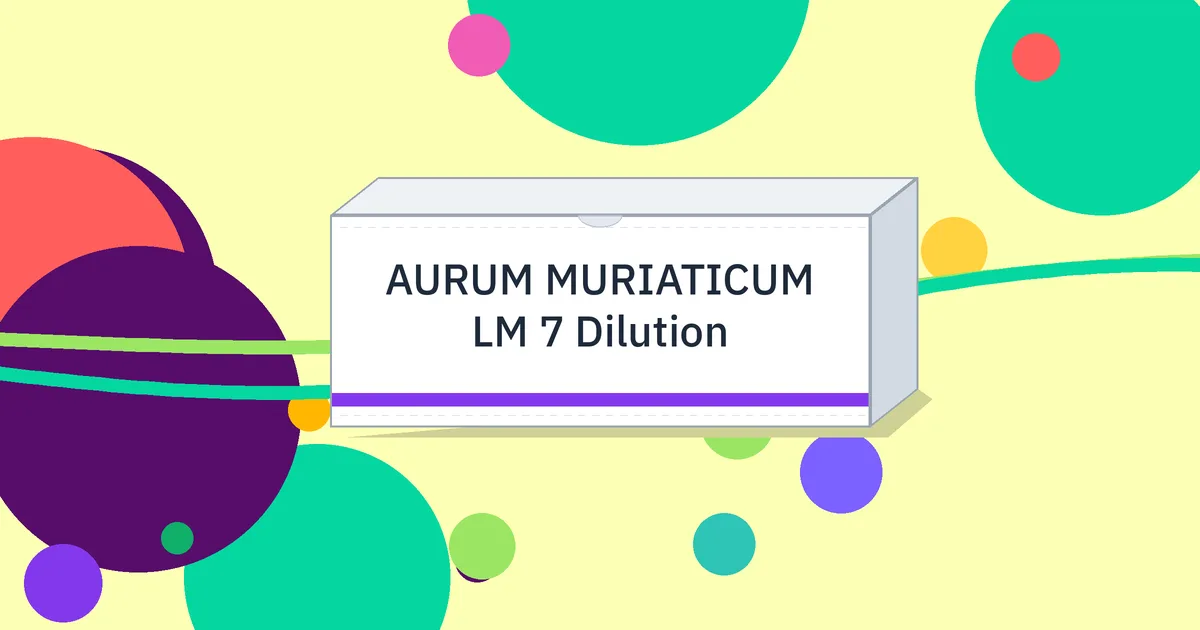 Symbolbild: Packung mit der Aufschrift AURUM MURIATICUM LM 7 Dilution (PZN 12785466) – Verfügbarkeit und Bezug in Apotheken in Frankfurt am Main