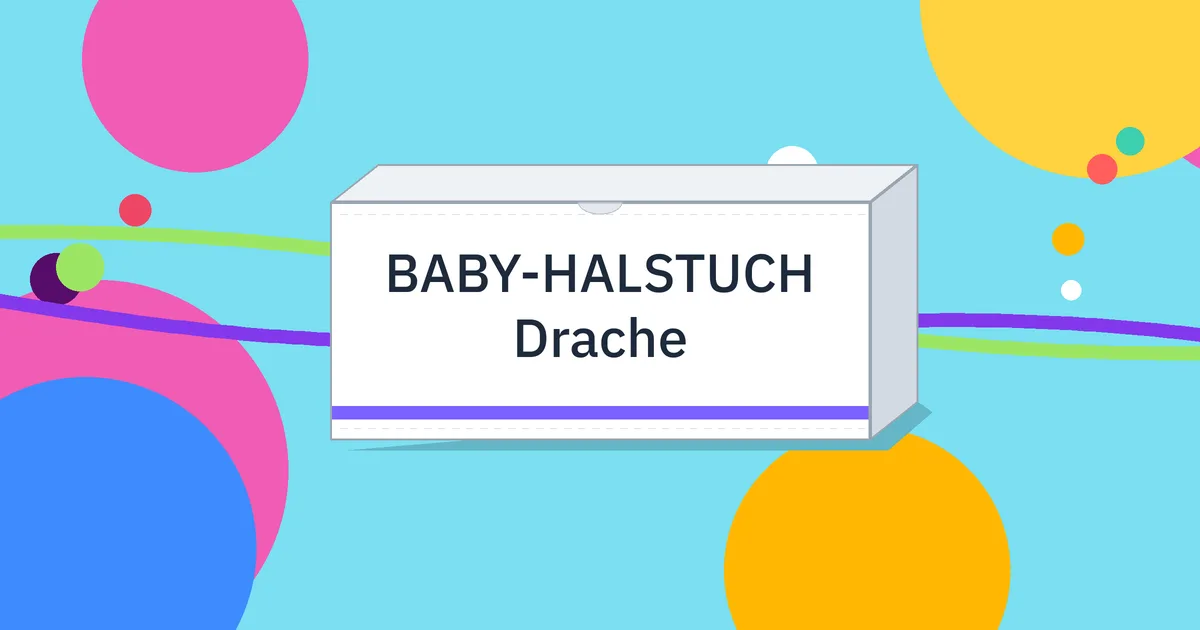 Symbolbild: Packung mit der Aufschrift BABY-HALSTUCH Drache (PZN 15328657) – Verfügbarkeit und Bezug in Apotheken in Frankfurt am Main