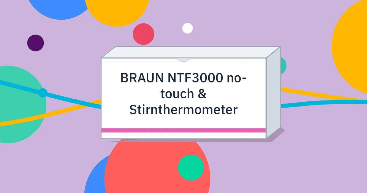 Symbolbild: Packung mit der Aufschrift BRAUN NTF3000 no-touch & Stirnthermometer (PZN 10216824) – Verfügbarkeit und Bezug in Apotheken in Frankfurt am Main