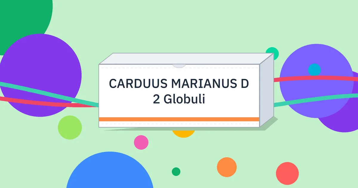 Symbolbild: Packung mit der Aufschrift CARDUUS MARIANUS D 2 Globuli (PZN 02895981) – Verfügbarkeit und Bezug in Apotheken in Frankfurt am Main