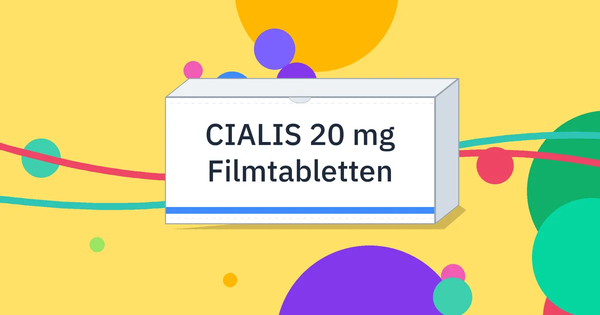 Symbolbild: Packung mit der Aufschrift CIALIS 20 mg Filmtabletten (PZN 09466852) – Verfügbarkeit und Bezug in Apotheken in Frankfurt am Main