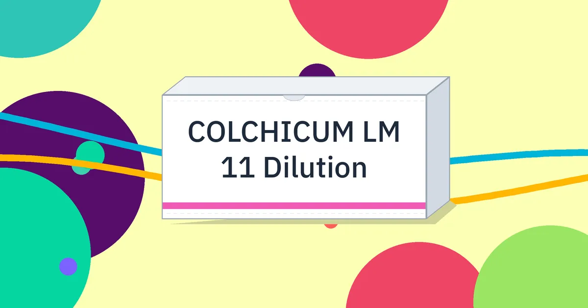 Symbolbild: Packung mit der Aufschrift COLCHICUM LM 11 Dilution (PZN 12832214) – Verfügbarkeit und Bezug in Apotheken in Frankfurt am Main