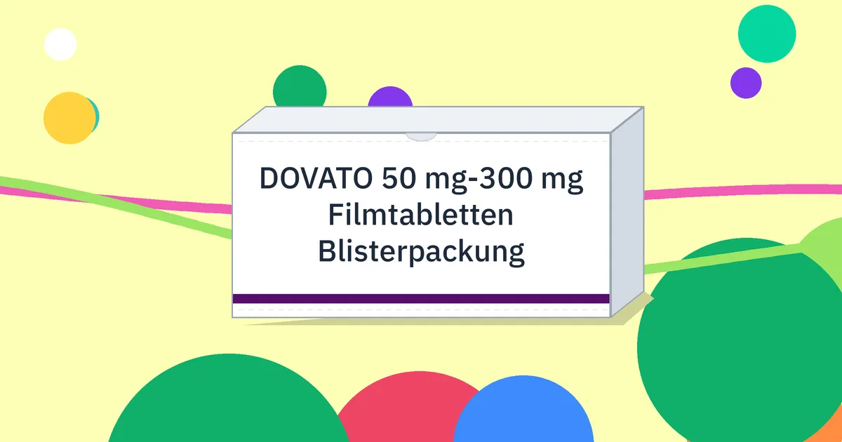 Symbolbild: Packung mit der Aufschrift DOVATO 50 mg-300 mg Filmtabletten Blisterpackung (PZN 19440150) – Verfügbarkeit und Bezug in Apotheken in Frankfurt am Main