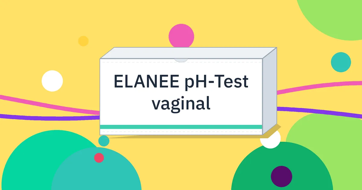 Symbolbild: Packung mit der Aufschrift ELANEE pH-Test vaginal (PZN 12433678) – Verfügbarkeit und Bezug in Apotheken in Frankfurt am Main