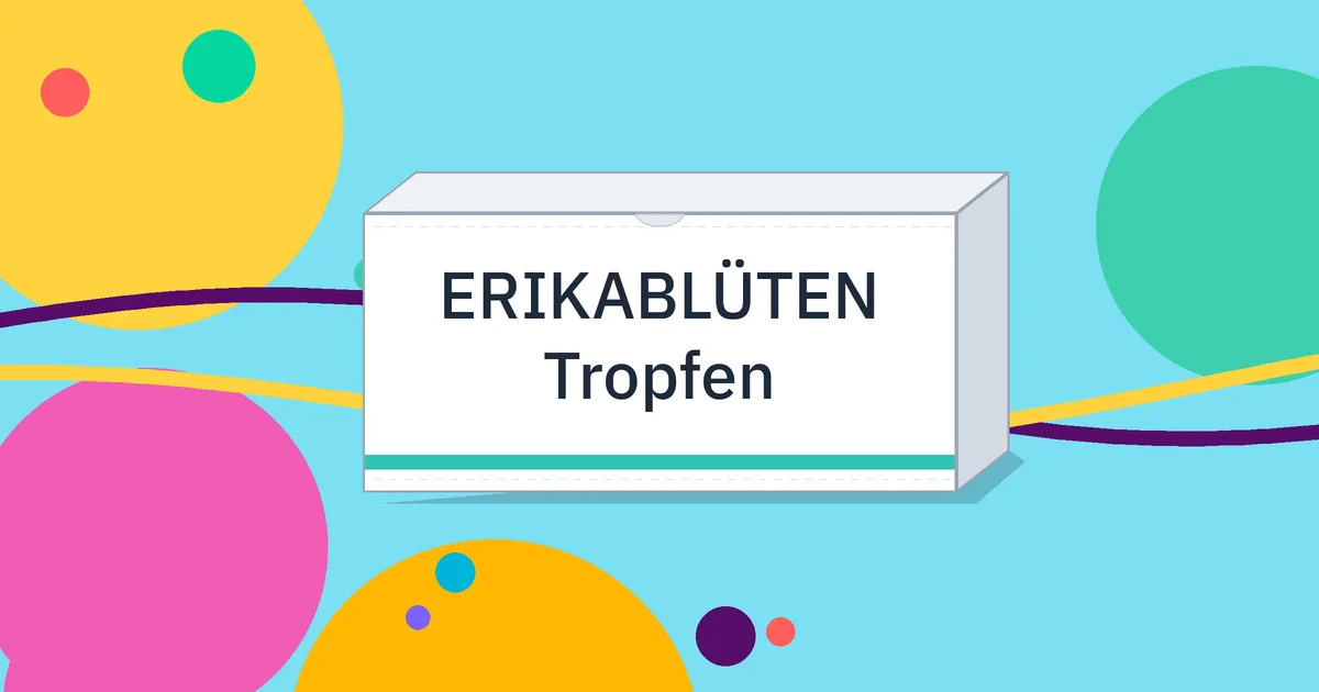Symbolbild: Packung mit der Aufschrift ERIKABLÜTEN Tropfen (PZN 17555096) – Verfügbarkeit und Bezug in Apotheken in Frankfurt am Main