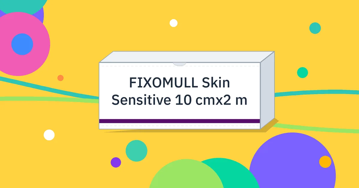 Symbolbild: Packung mit der Aufschrift FIXOMULL Skin Sensitive 10 cmx2 m (PZN 16034024) – Verfügbarkeit und Bezug in Apotheken in Frankfurt am Main