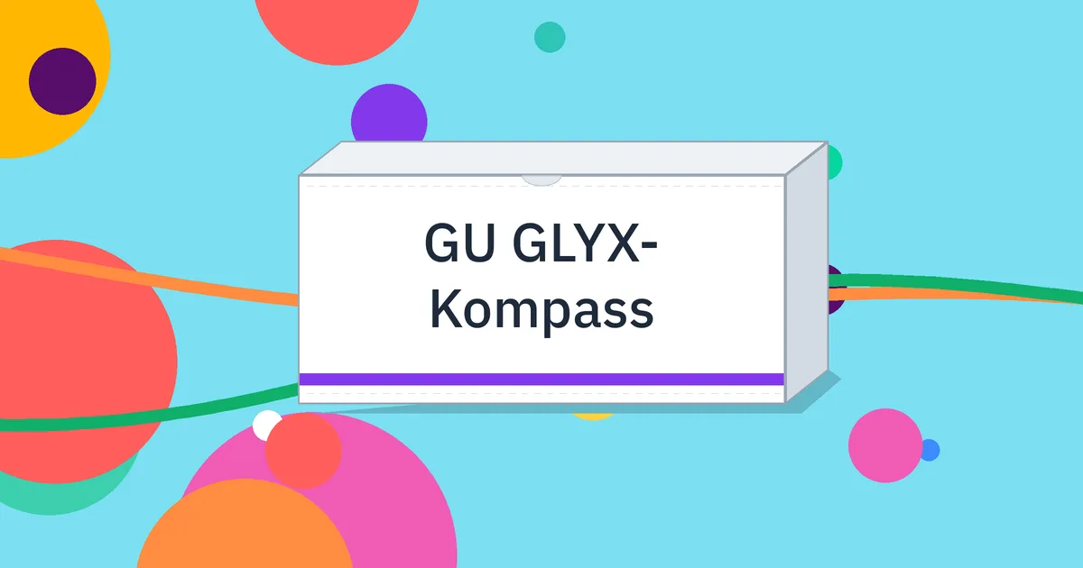 Symbolbild: Packung mit der Aufschrift GU GLYX-Kompass (PZN 11091856) – Verfügbarkeit und Bezug in Apotheken in Frankfurt am Main