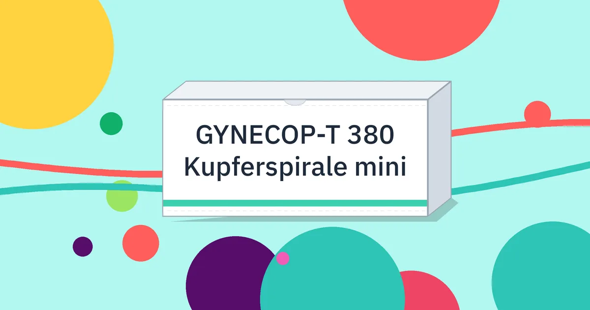 Symbolbild: Packung mit der Aufschrift GYNECOP-T 380 Kupferspirale mini (PZN 14280262) – Verfügbarkeit und Bezug in Apotheken in Frankfurt am Main
