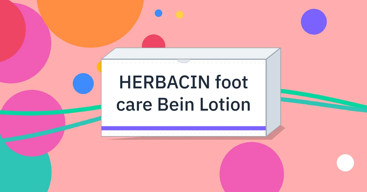 Symbolbild: Packung mit der Aufschrift HERBACIN foot care Bein Lotion (PZN 10527889) – Verfügbarkeit und Bezug in Apotheken in Frankfurt am Main