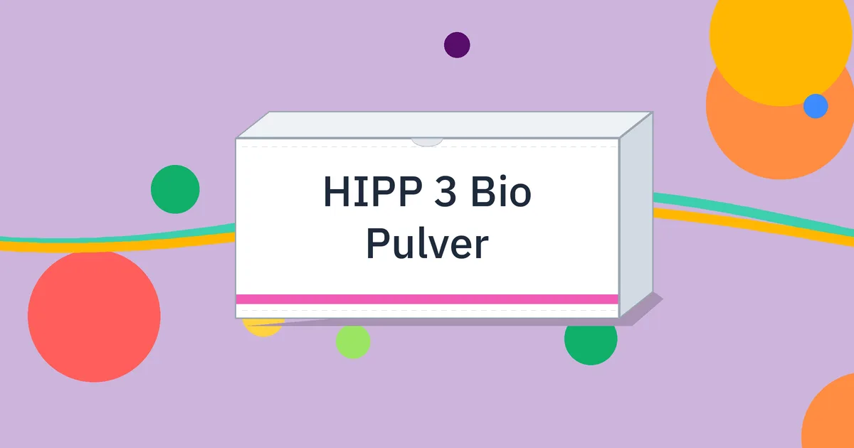 Symbolbild: Packung mit der Aufschrift HIPP 3 Bio Pulver (PZN 16383813) – Verfügbarkeit und Bezug in Apotheken in Frankfurt am Main