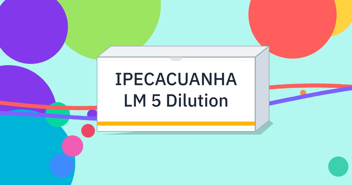 Symbolbild: Packung mit der Aufschrift IPECACUANHA LM 5 Dilution (PZN 12912924) – Verfügbarkeit und Bezug in Apotheken in Frankfurt am Main