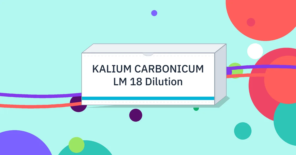 Symbolbild: Packung mit der Aufschrift KALIUM CARBONICUM LM 18 Dilution (PZN 07540739) – Verfügbarkeit und Bezug in Apotheken in Frankfurt am Main