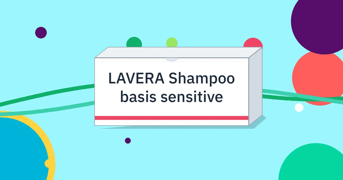 Symbolbild: Packung mit der Aufschrift LAVERA Shampoo basis sensitive (PZN 20210544) – Verfügbarkeit und Bezug in Apotheken in Frankfurt am Main
