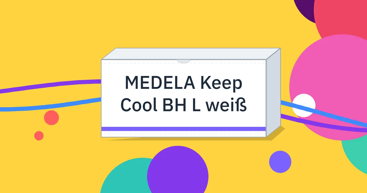 Symbolbild: Packung mit der Aufschrift MEDELA Keep Cool BH L weiß (PZN 18269257) – Verfügbarkeit und Bezug in Apotheken in Frankfurt am Main