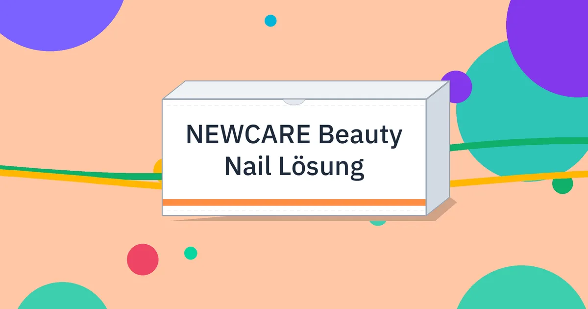Symbolbild: Packung mit der Aufschrift NEWCARE Beauty Nail Lösung (PZN 14332823) – Verfügbarkeit und Bezug in Apotheken in Frankfurt am Main