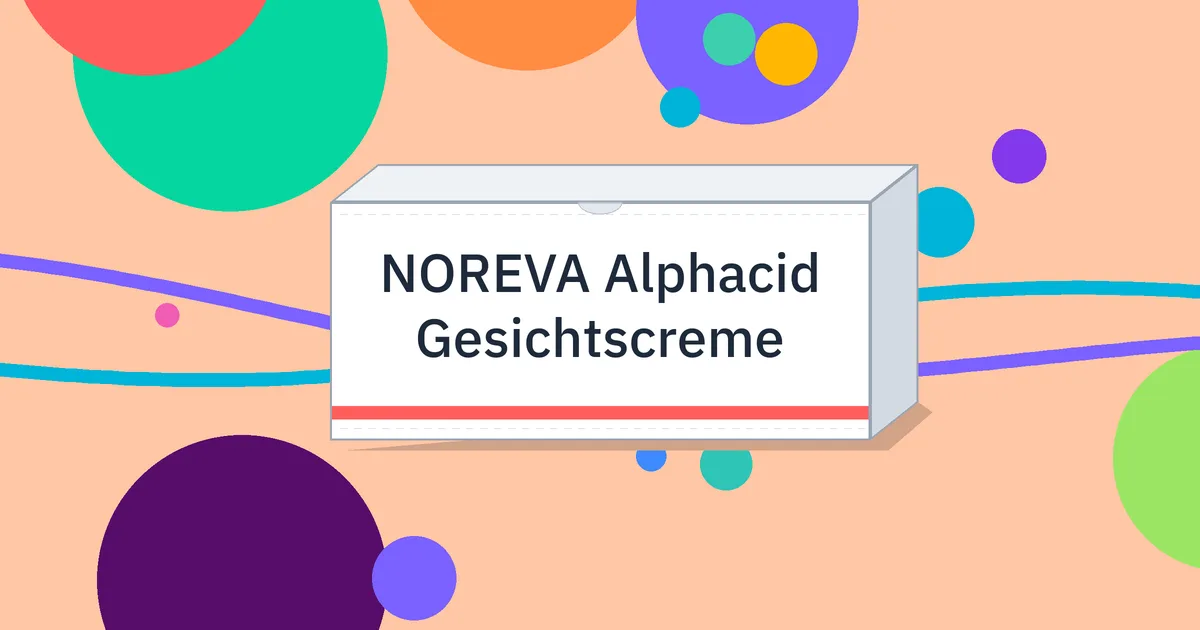 Symbolbild: Packung mit der Aufschrift NOREVA Alphacid Gesichtscreme (PZN 07346859) – Verfügbarkeit und Bezug in Apotheken in Frankfurt am Main