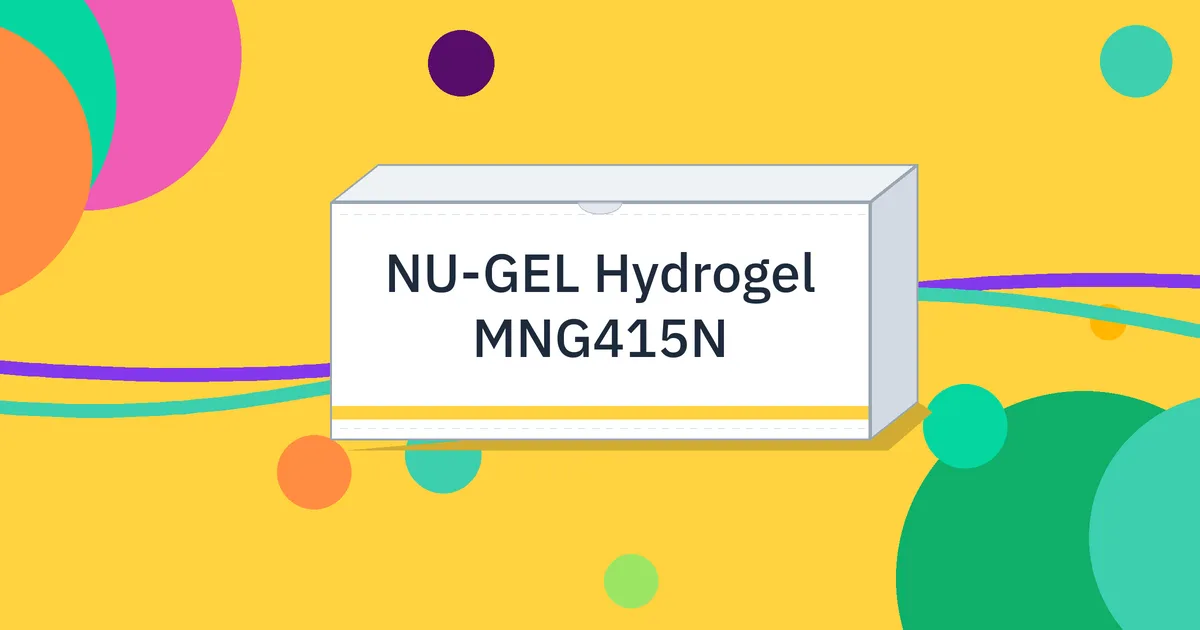 Symbolbild: Packung mit der Aufschrift NU-GEL Hydrogel MNG415N (PZN 16628640) – Verfügbarkeit und Bezug in Apotheken in Frankfurt am Main