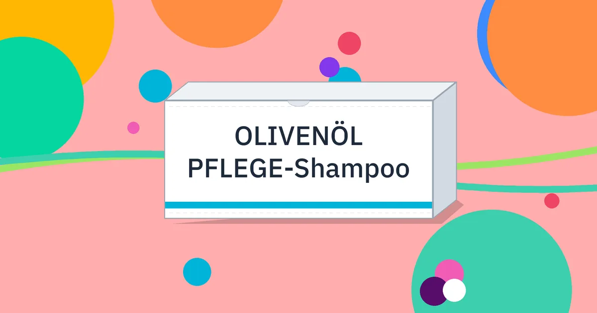 Symbolbild: Packung mit der Aufschrift OLIVENÖL PFLEGE-Shampoo (PZN 01865162) – Verfügbarkeit und Bezug in Apotheken in Frankfurt am Main