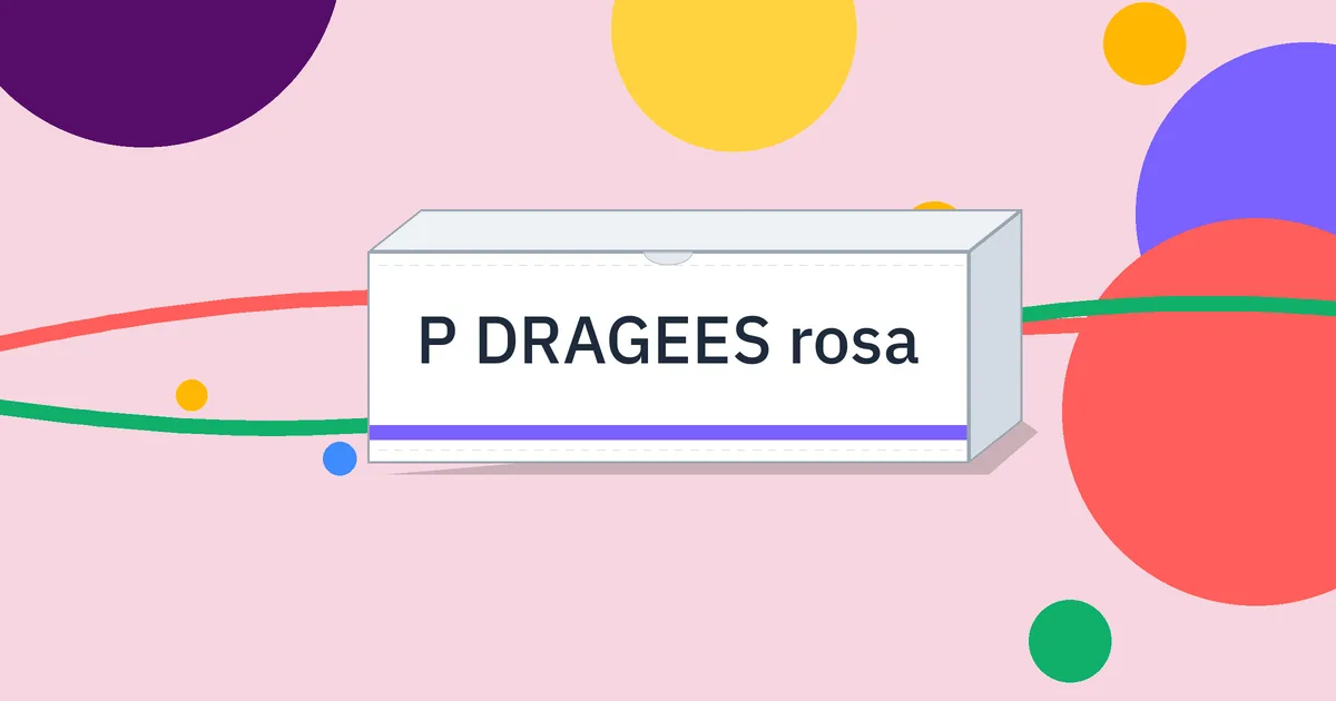 Symbolbild: Packung mit der Aufschrift P DRAGEES rosa (PZN 03935599) – Verfügbarkeit und Bezug in Apotheken in Frankfurt am Main