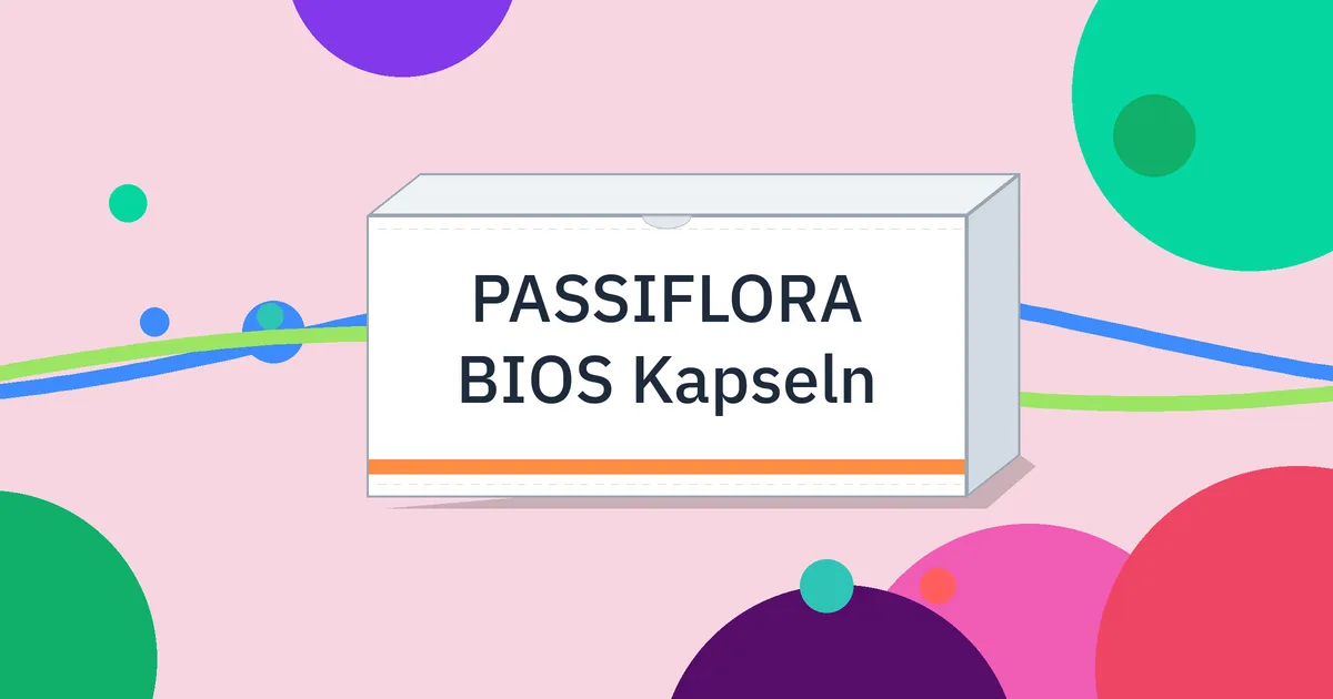 Symbolbild: Packung mit der Aufschrift PASSIFLORA BIOS Kapseln (PZN 05996300) – Verfügbarkeit und Bezug in Apotheken in Frankfurt am Main