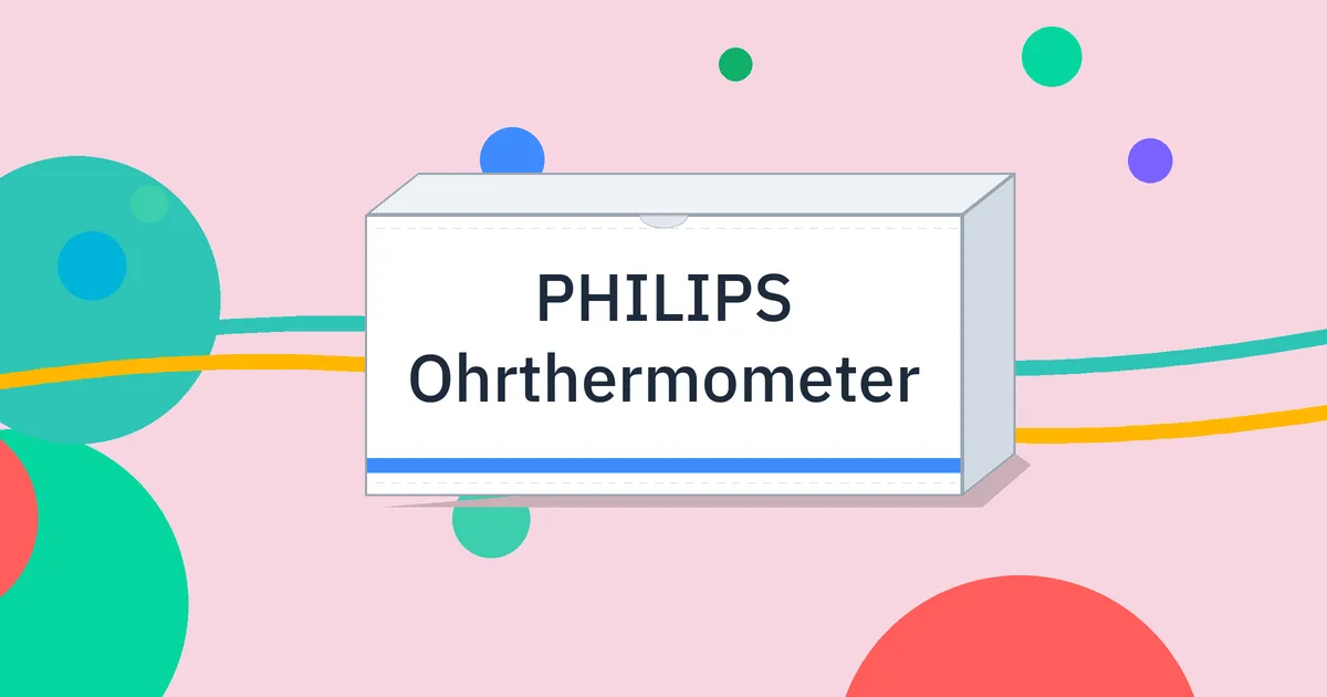 Symbolbild: Packung mit der Aufschrift PHILIPS Ohrthermometer (PZN 11380187) – Verfügbarkeit und Bezug in Apotheken in Frankfurt am Main