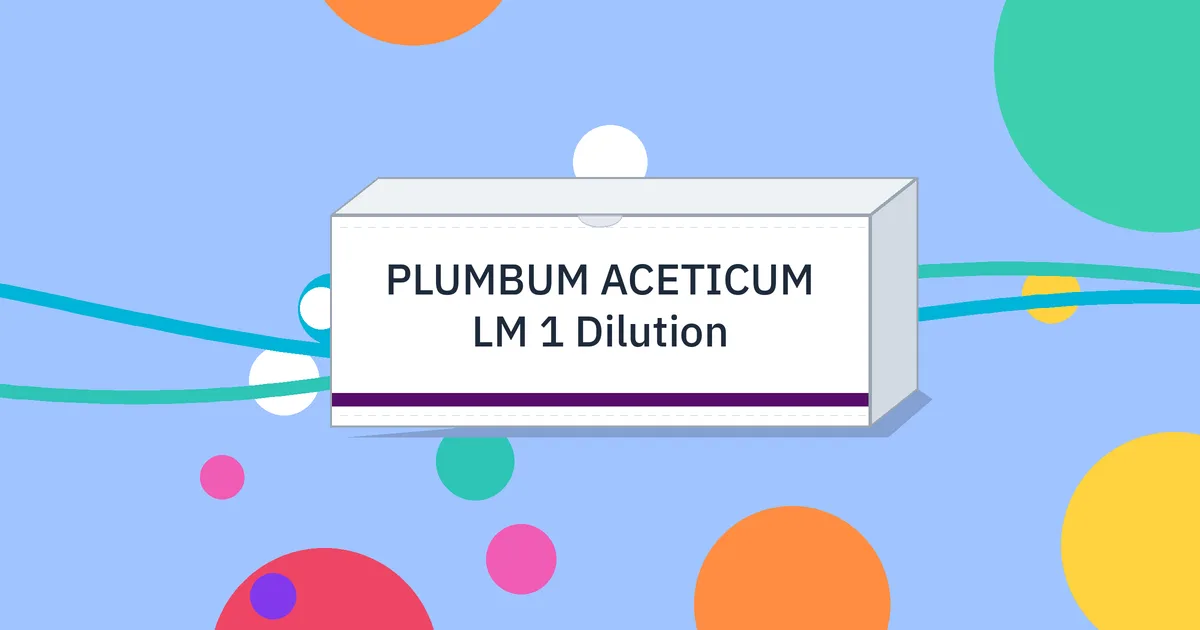 Symbolbild: Packung mit der Aufschrift PLUMBUM ACETICUM LM 1 Dilution (PZN 13038665) – Verfügbarkeit und Bezug in Apotheken in Frankfurt am Main